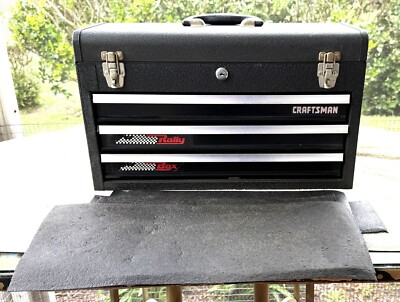 VINTAGE CRAFTSMAN 3 DRAW RALLY 3 DRAW TOOL BOX -- NO KEY -- L@@K REAL ...