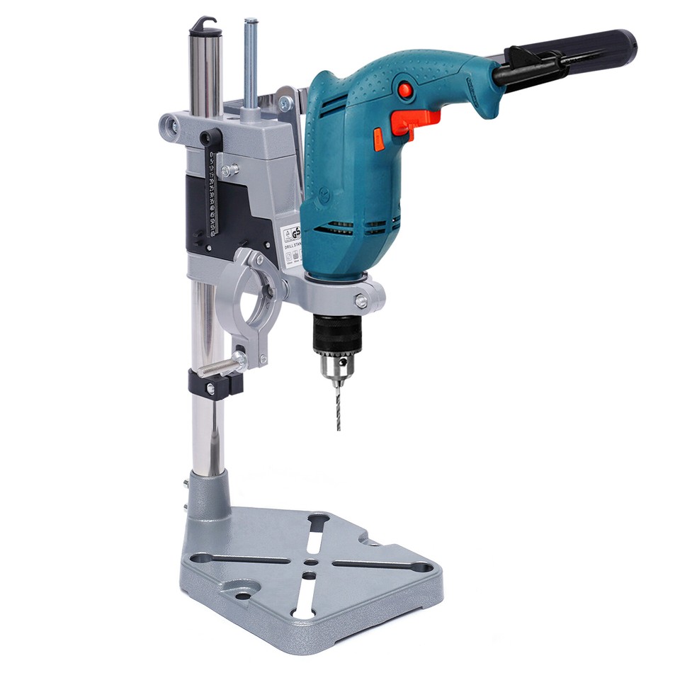 Portable Bench Clamp Drill Press Stand Adjustable Drilling Pedestal ...