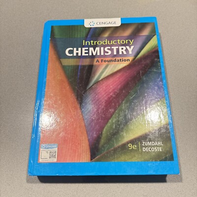 Introductory Chemistry by Donald J DeCoste and Steven S. Zumdahl (2018 ...