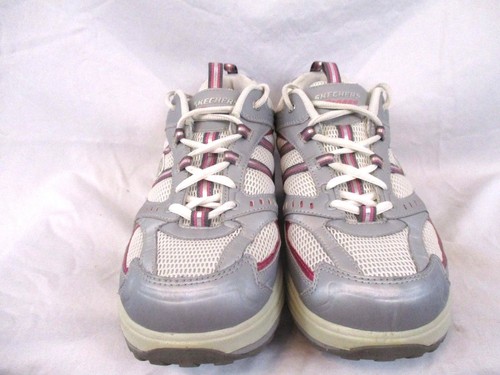 Sketchers Fitness Shape Ups Womens Walking Toning Sneakers Sz 9.5 White ...