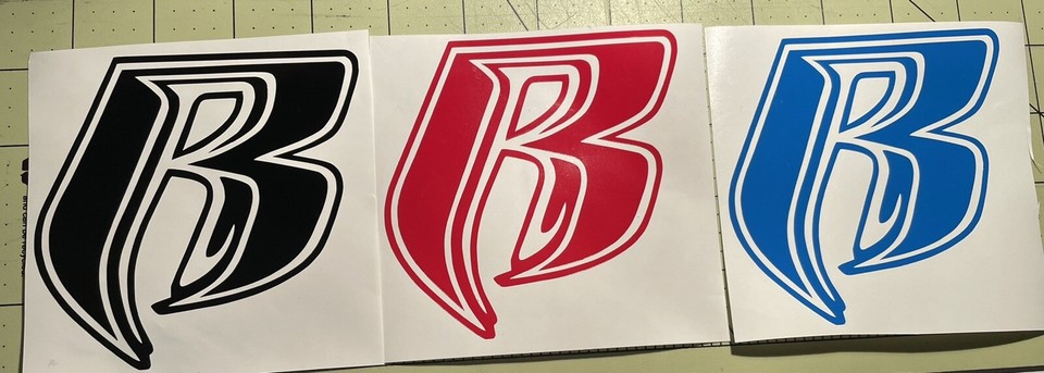 RUFF RYDERS die cut vinyl decal car/bike/laptop DMX check description ...