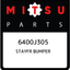 6400J305 Mitsubishi Stayfr bumper 6400J305 Genuine OEM Part for sale ...