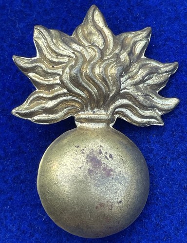 SCARCE CIVIL WAR ORDNANCE CORPS HEADGEAR BADGE INSIGNIA Flaming Bomb ...