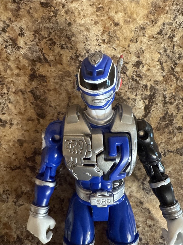 Power Rangers SPD Blue Ranger Figure Bandai 2005 #3 | eBay UK
