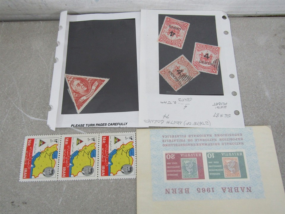 Nystamps Worldwide Large many mint stamp collection albums 22 pound ...