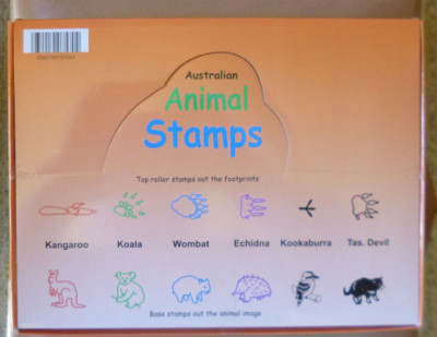 AUSTRALIAN ANIMAL STAMPS Animal Footprint BULK BOX (48) Koala Kangaroo ...