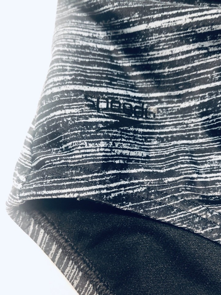 Speedo One Piece Swimsuit Size 6 Womens Black Gray Built In Bra | eBay