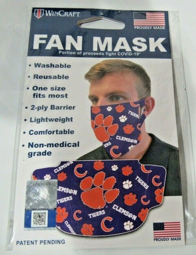 NCAA Clemson Tigers Face Mask / Cover by WinCraft | eBay