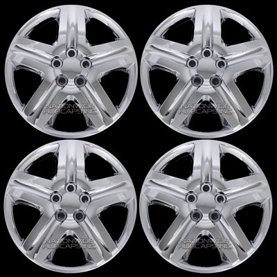 16" SET OF 4 CHROME FULL WHEEL COVERS HUB CAPS RIM COVER WHEELS RIMS ...