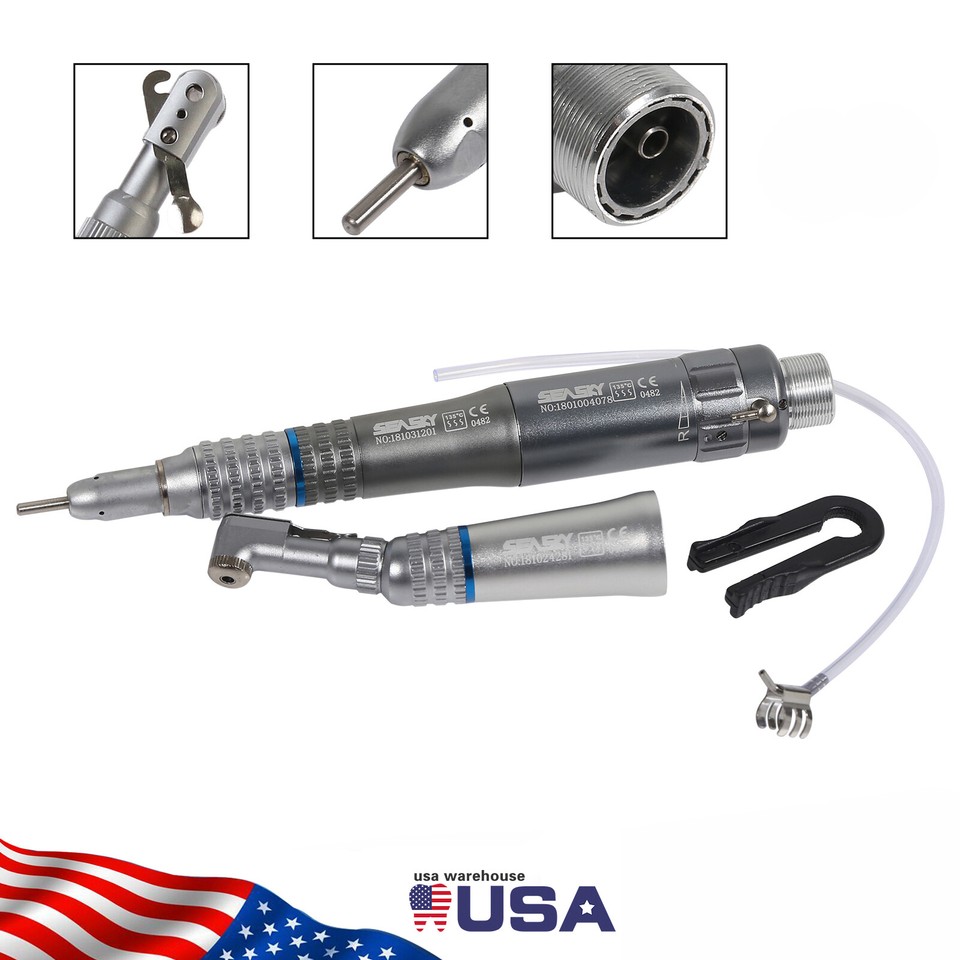 NSK Style Dental Slow Low Speed Handpiece Straight Contra Angle Air ...