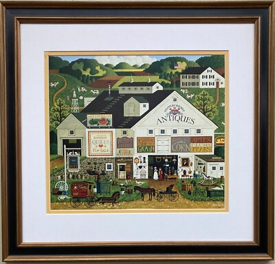 Charles Wysocki "Peppercricket Farms" New CUSTOM FRAMED Art Americana ...