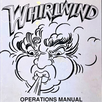 Williams Whirlwind Pinball Machine Game Manual Schematics ORIGINAL | eBay