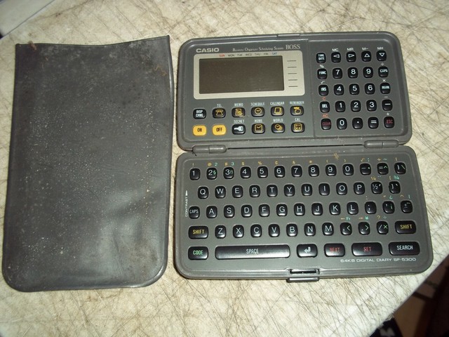 Casio Boss Sf-5300 Business Organizer Schediling System 64kb for sale ...