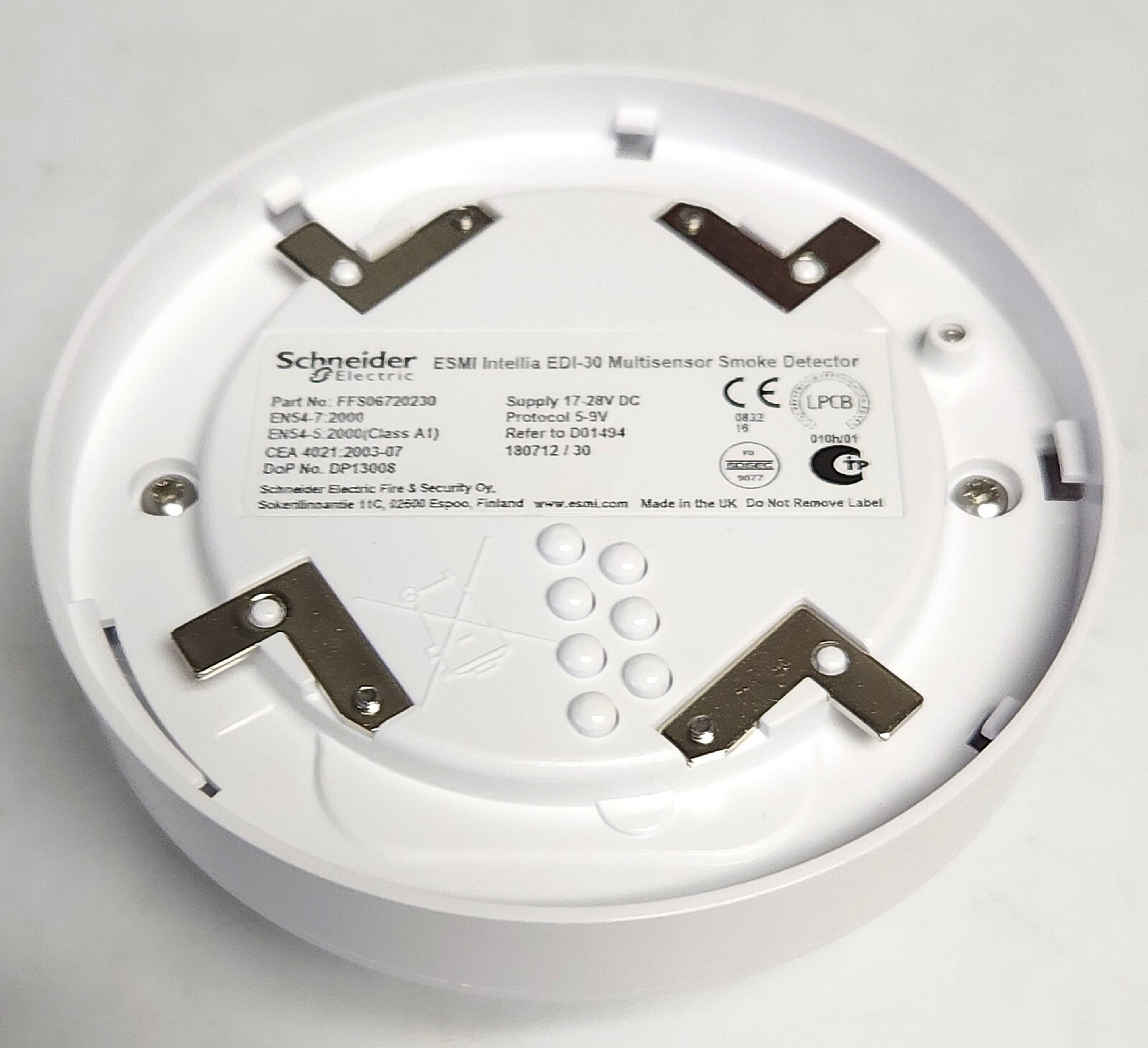 Schneider Esmi Intellia Edi-30 Multisensor Smoke Detector for sale ...