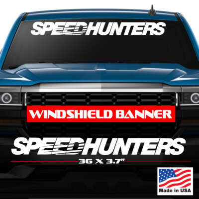 SPEEDHUNTERS JDM DRIFT Decal Racing Die Cut Sticker Windshield Banner ...