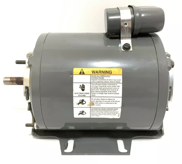 Dayton Wattrimmer Lr2459 Split Phase HVAC 1/3 HP Motor 115v 1725 RPM W ...