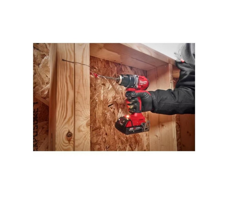 Milwaukee 3601-20 M18 18V 1/2" Compact Brushless Drill Driver ...