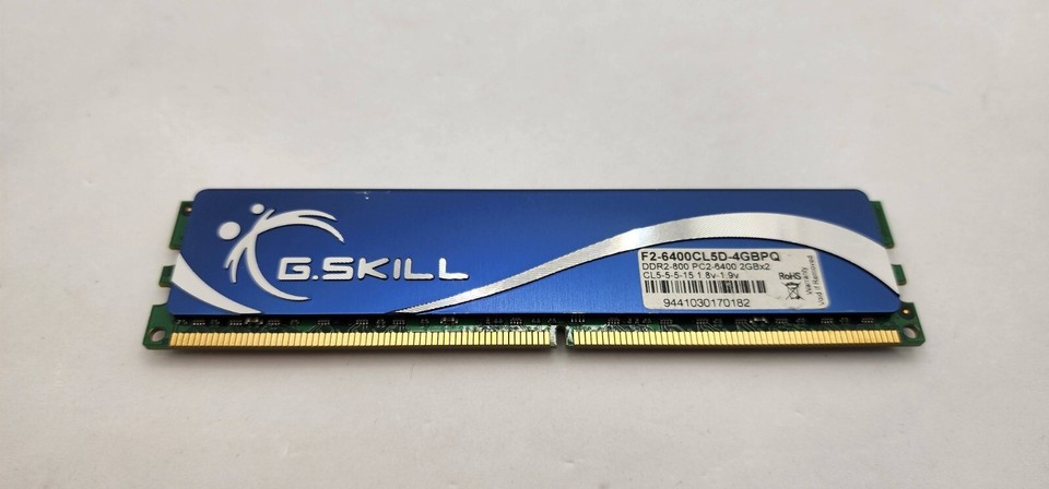2GB G.Skill DDR2-800 PC2-6400 F2-6400CL5D-4GBPQ RAM Memory | eBay