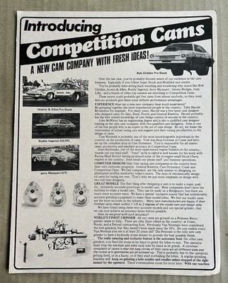 Introducing Competition Cams Comp Cams Folding Flyer Catalog Vintage ...