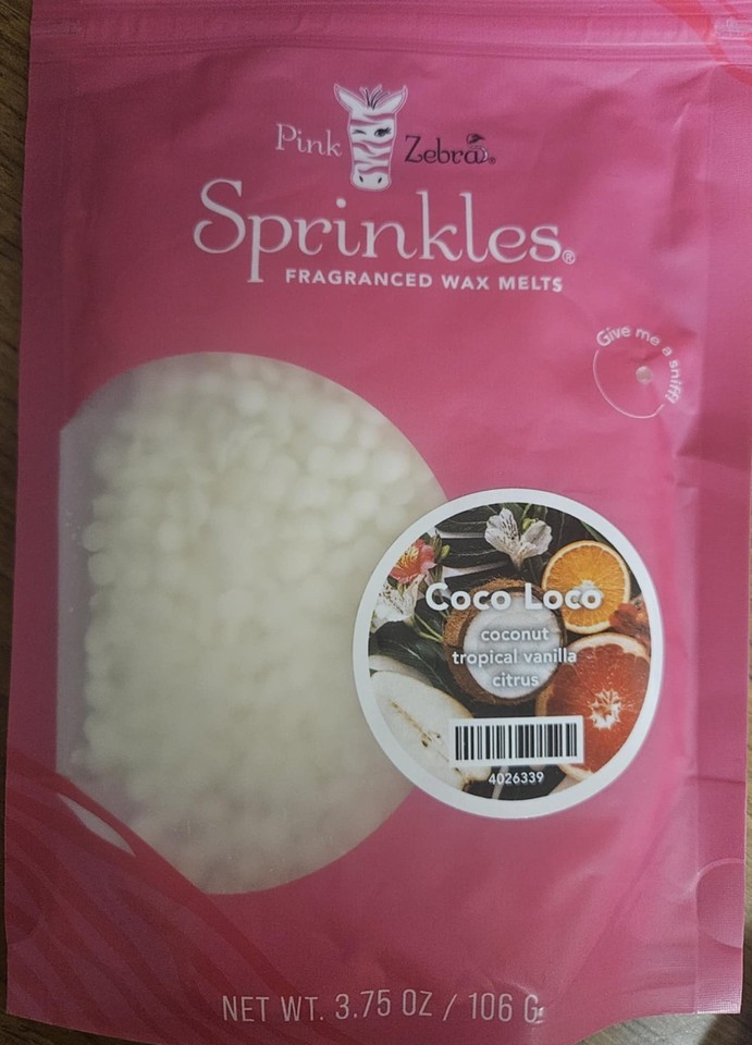 Pink Zebra wax Sprinkles - NEW - Over 125 Factory Sealed 3.75 oz. Bags ...