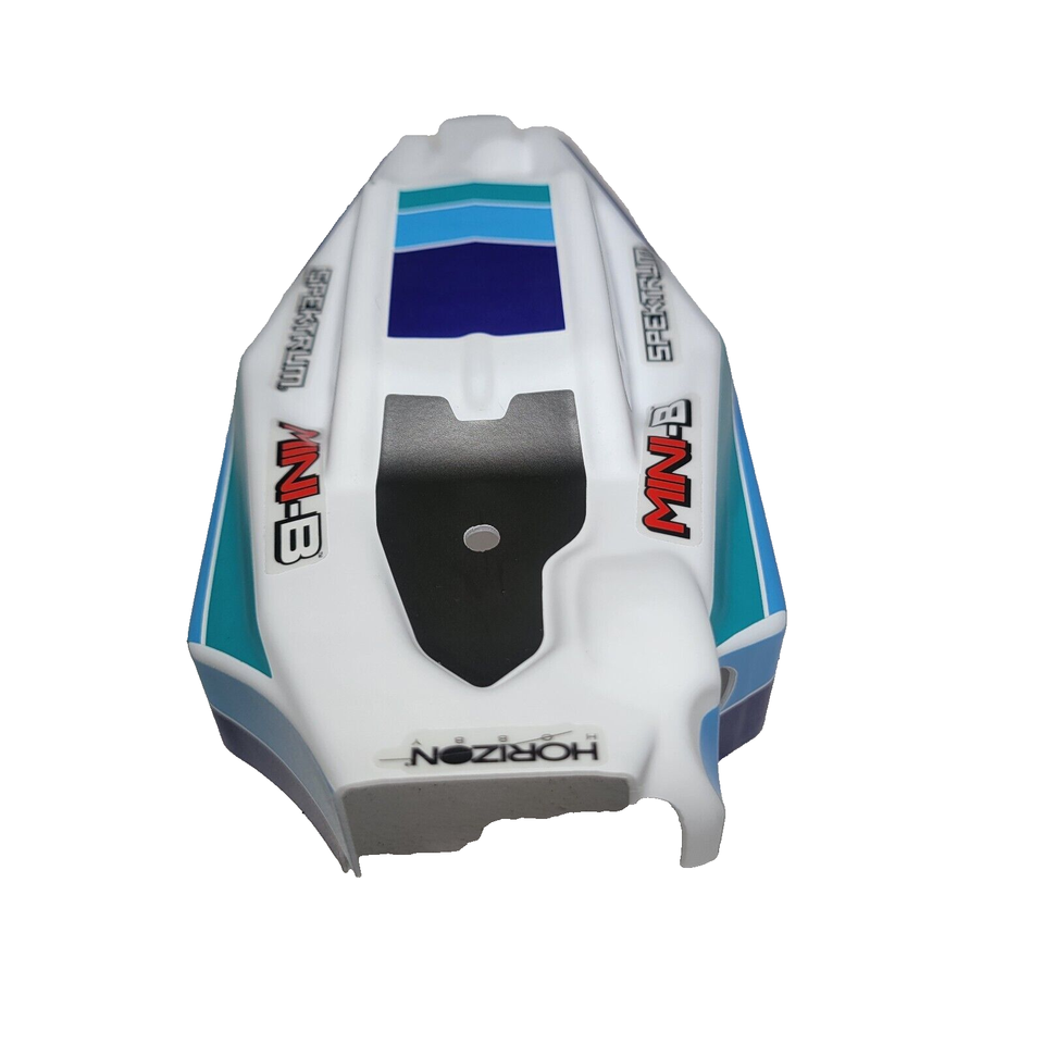 Losi Mini B Body & Wing / Spoiler Factory Painted & Deacled Buggy White ...
