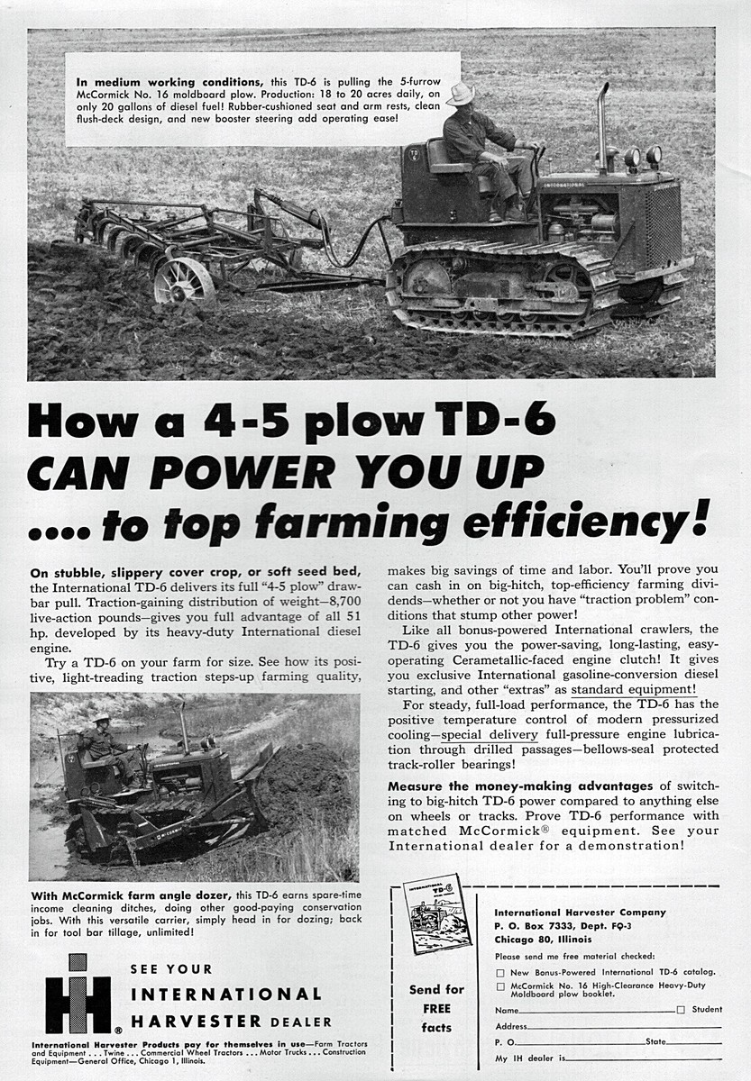 Td6 International Crawler Tractor