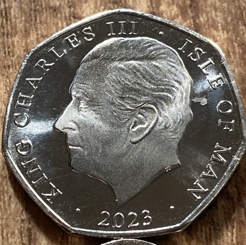 Peregrine Falcon 50p + Mountain Hare 🐇 Diamond Finish Unc X2 Coins IOM ...