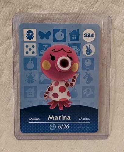 Marina Nintendo Animal Crossing amiibo Card #234 | eBay Australia