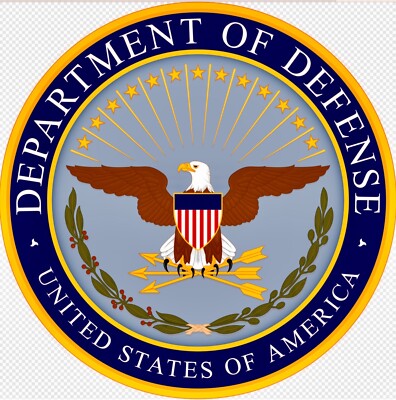 US DoD vinyl laminated stickers decals 3 Inch Made In America | eBay