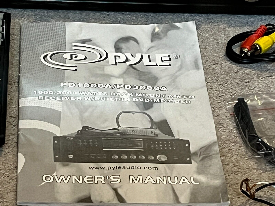 Pyle PD1000A PD3000A AM FM Receiver w/ Built in DVD MP3 USB Pre ...
