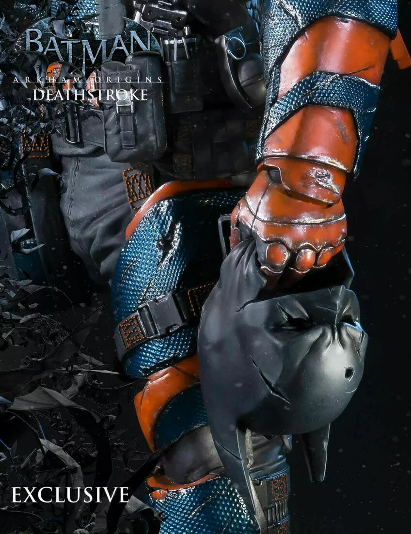 Deathstroke Arkham Origins Behang 3D Print Of Deathstroke Mask Arkham