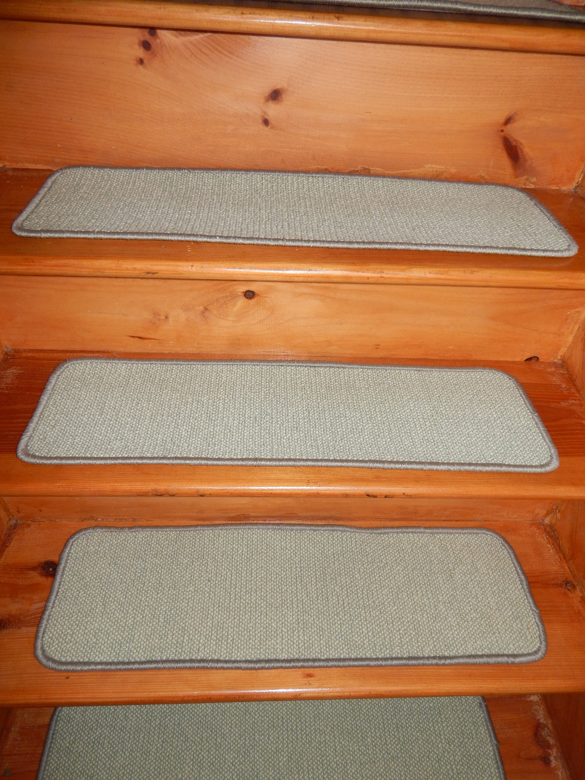 15 Step 9"x 30" +LANDING 30''X 30'' Stair Treads WOVEN WOOL CARPET.AM ...