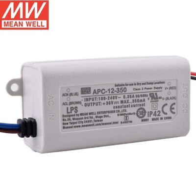 MEANWELL Switching power supply APC-12 12W LED constant current low ...