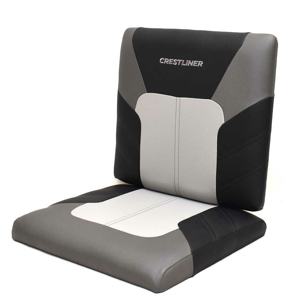 Crestliner Boat Bench Seat Cushions 2279669 | Wise Black / Gray | eBay