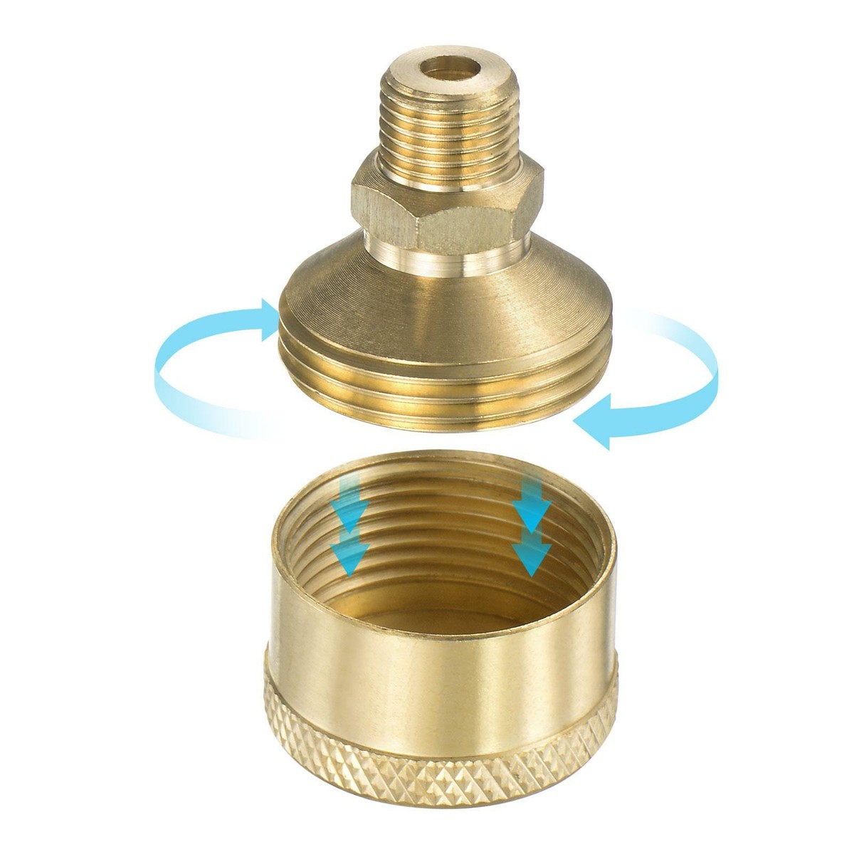 Oil Cup Uxcell Spring - 10mm Thread Brass Tone Lubricating Grease Cap ...