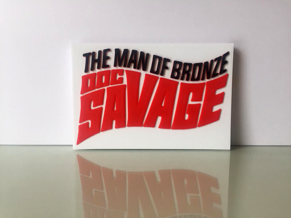 Doc Savage Logo Clark Savage Jr doctor Scientist Adventurer Detective ...