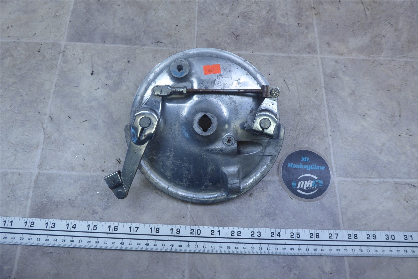 1968 Honda CL350 Scrambler H1034) front brake plate hub drum | eBay