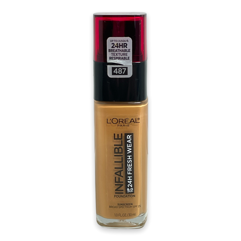 L'Oreal Infallible Foundation Up To 24H Fresh Wear SPF25 1.0fl.oz./30ml ...