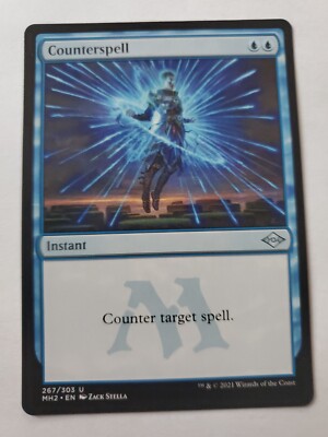 MTG Magic The Gathering Card Counterspell Instant Blue Modern Horizons ...