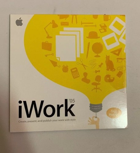 2005 iWork 05 1.0.1 Install Office Software Install Disc CD - trial ...
