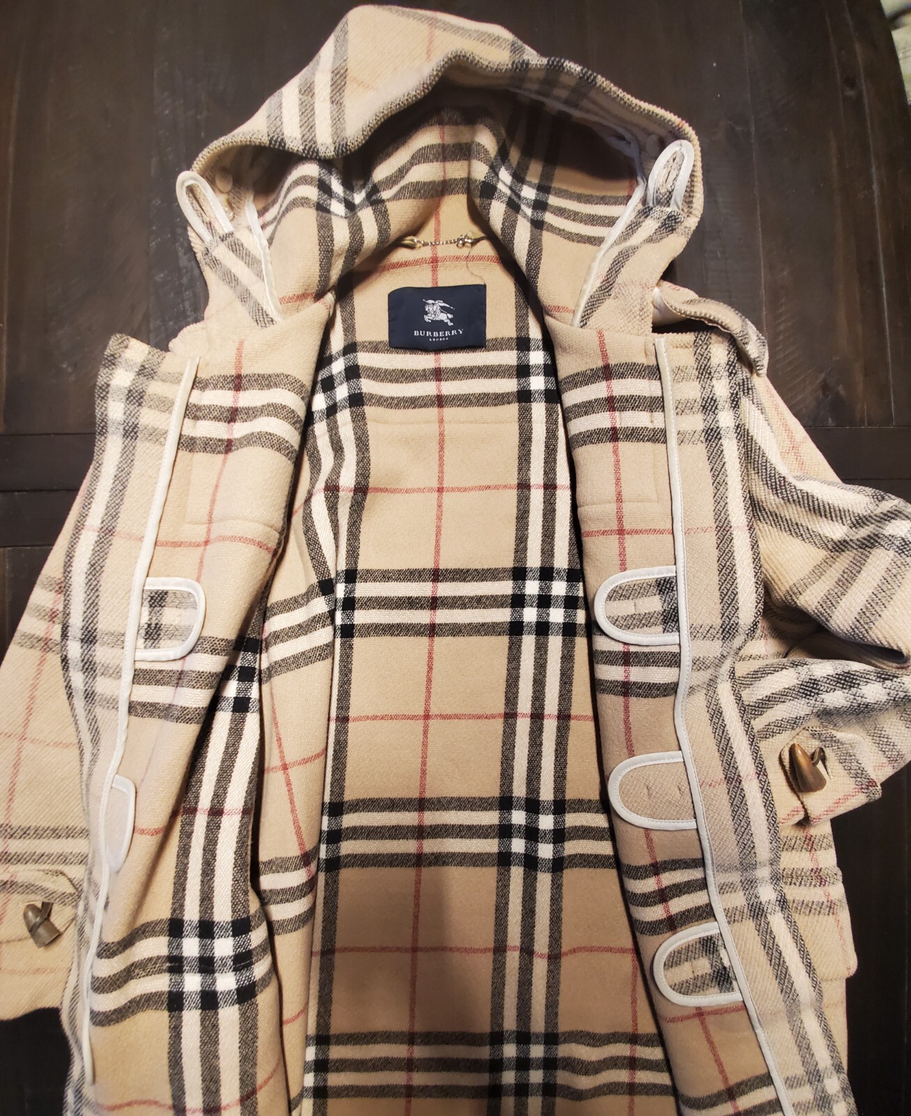 Iconic Original Burberry Plaid Check Made in London W… - Gem