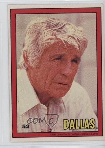 1981 Donruss Dallas Jock Ewing Jim Davis portrait #52 0y59 | eBay