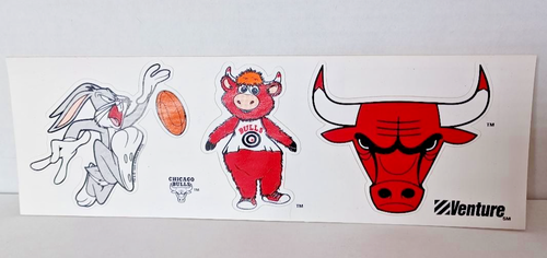 Chicago Bulls Vintage Venture Store Bugs Bunny Benny The Bull Stickers ...