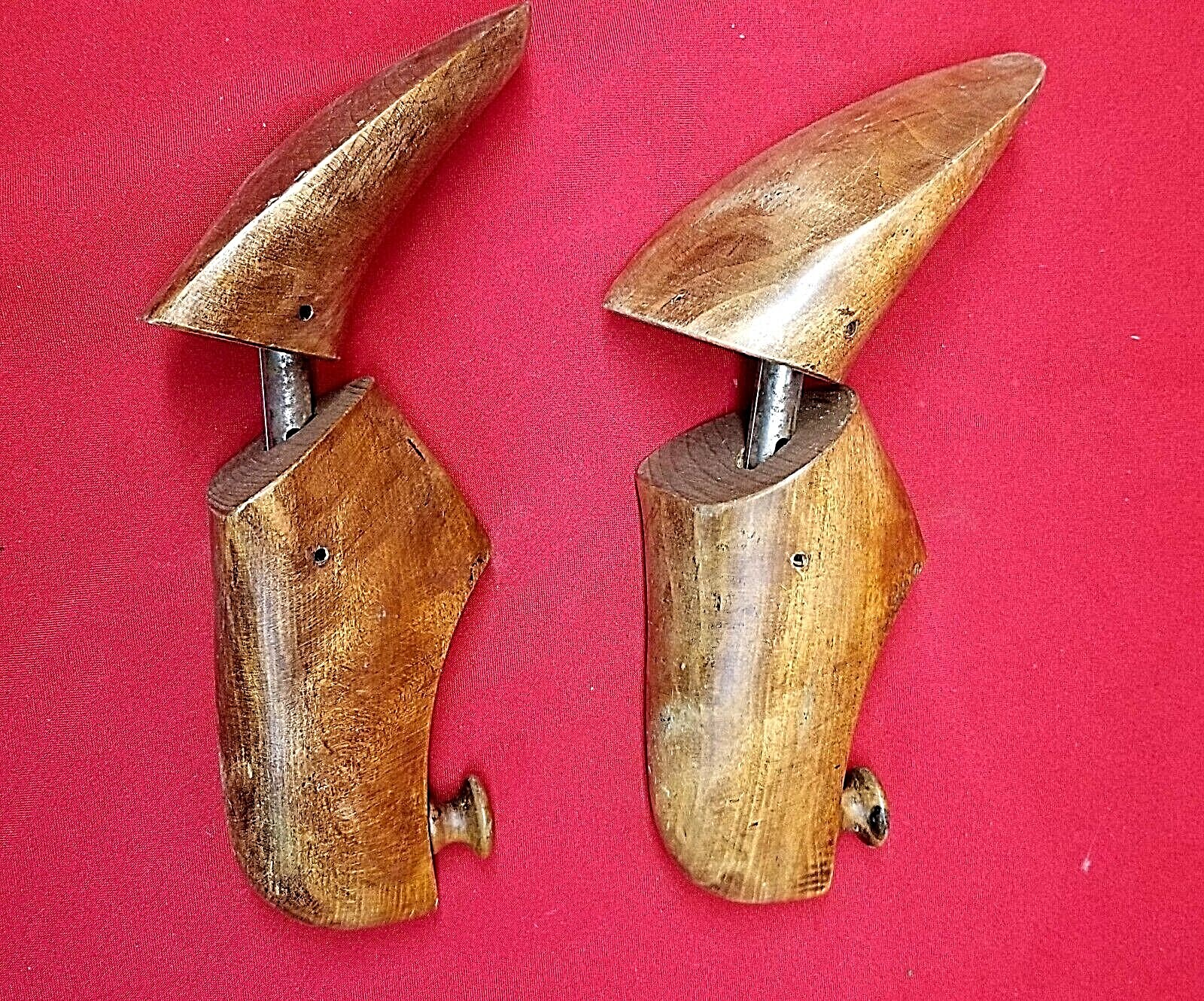 🔴 Vintage Shoe Tree Amazing Real Wood Stretcher 7c C… - Gem