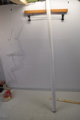 WHITE PTFE TEFLON ROUND STOCK. ~39''x1.25'' | eBay