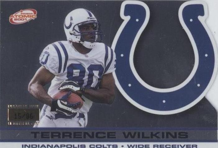 2001 Pacific Prism Atomic - Terrence Wilkins #62 Premiere Date /86 for ...