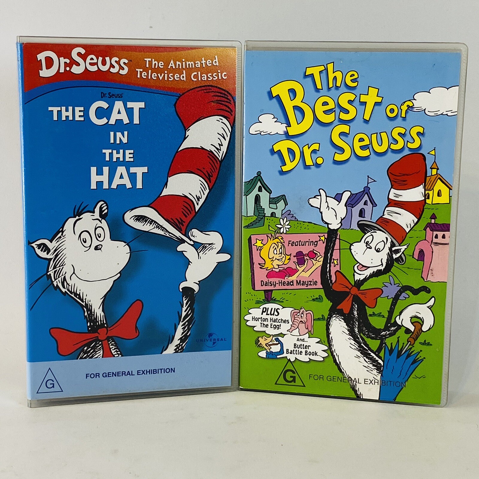 Dr Seuss VHS Video Bundle: Dr Seuss The Cat In The Hat The Best of Dr ...