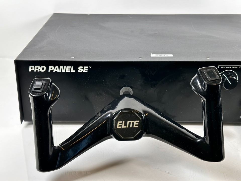 Elite Pro Panel Flight Simulator with Communications Cluster & Rudder ...