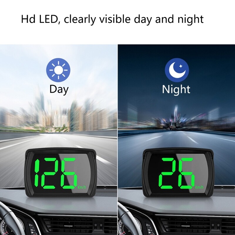 Universal HUD Car Head up Display HUD Digital Speedometer KM Display | eBay