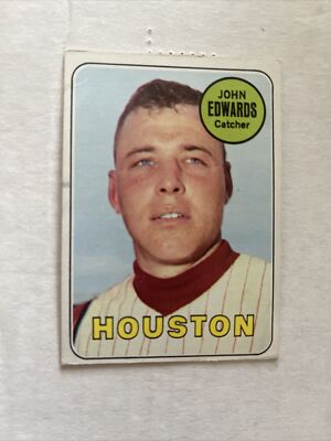 1969 John Edwards Houston Astros Topps Baseball Card #186 | eBay